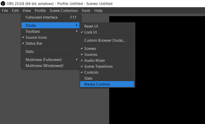 ควบคุม Media Source ด้วย Plugin Media Controls – SIDEPROJECT
