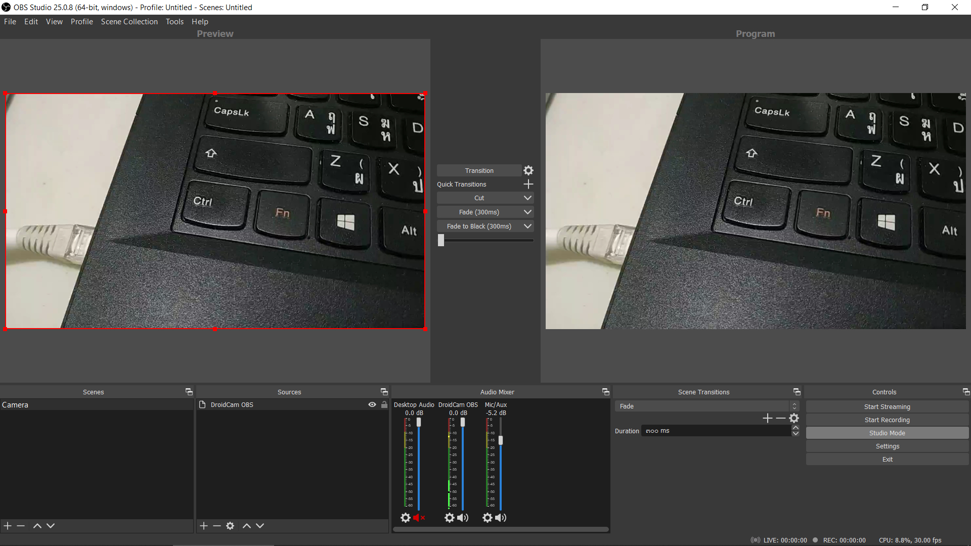 วิธีใช้งาน Android เป็นกล้อง Webcam ด้วย DroidCam OBS Plugin – SIDEPROJECT