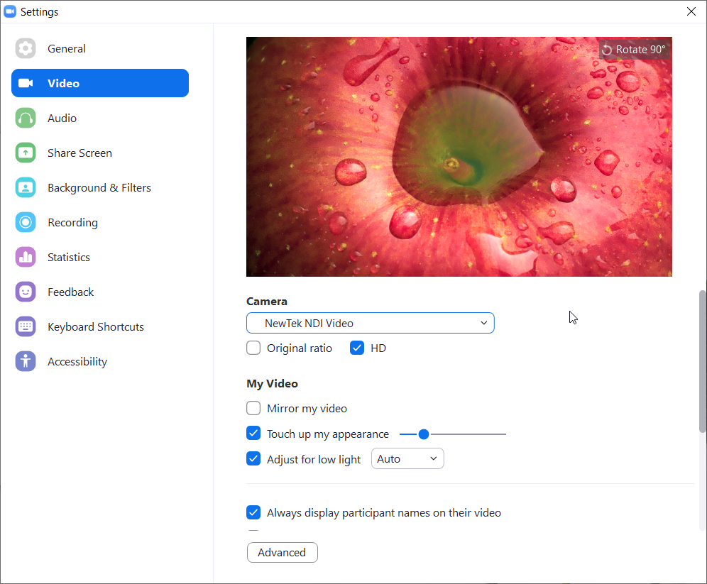 นำภาพและเสียงจาก OBS ไปแสดงยัง ZOOM Meeting – SIDEPROJECT